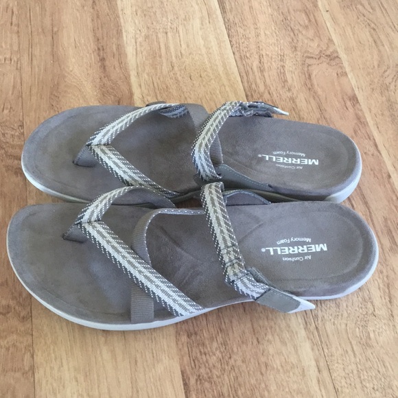 Merrell | Shoes | Brand New Merrell Memory Foam Sandals | Poshmark